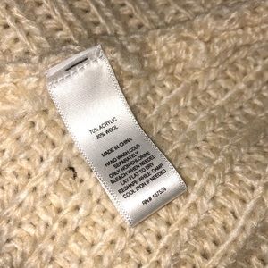 Express | Sweaters | Express Knit Cream Wool Cardigan | Poshmark